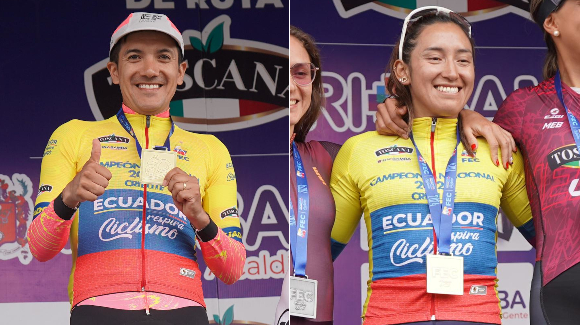 RICHARD CARAPAZ Y MIRYAM NÚÑEZ, CAMPEONES NACIONALES DE CONTRARRELOJ ...
